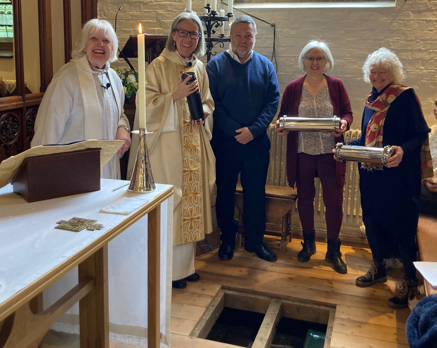 Time Capsules Placed Under New Floor at St Augustine’s Church – sash